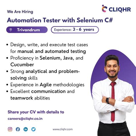 Hiring Automationtester Selenium Java Manualtesting Softwaretesting Jobsearch Job