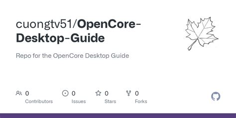 Github Cuongtv Opencore Desktop Guide Repo For The Opencore Desktop Guide