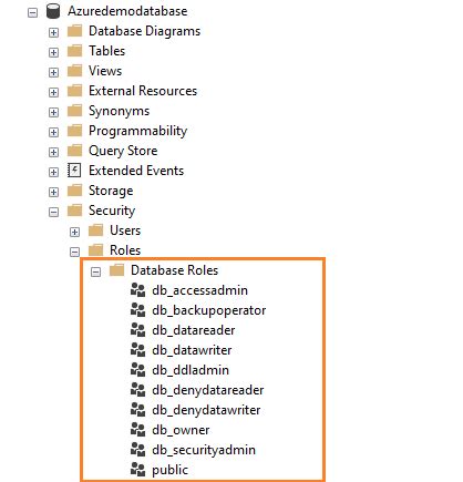 Database Level Roles In Azure SQL Database