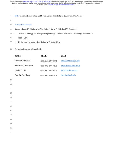 Pdf Semantic Representation Of Neural Circuit Knowledge In