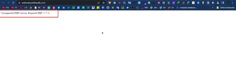 Webmail Php Version Error Mail Hestia Control Panel Discourse