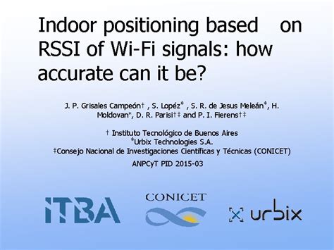 Indoor Positioning Based On Rssi Of Wifi Signals