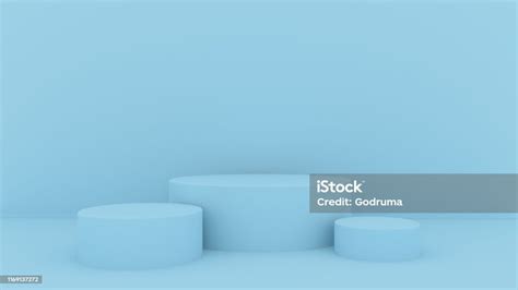3d 추상 배경 렌더링 제품 디스플레이를 위한 분홍색 플랫폼 인테리어 연단 장소 디자인을위한 빈 장식 템플릿입니다 3차원 형태에 대한 스톡 사진 및 기타 이미지 Istock