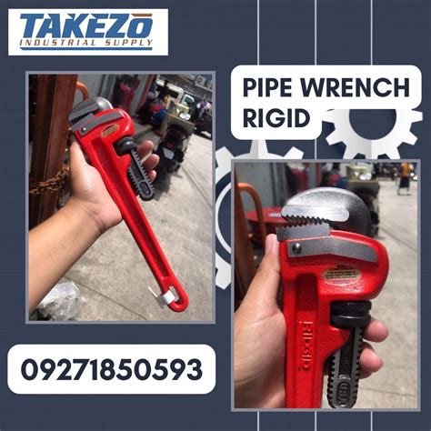 Pipe Wrench Rigid Commercial And Industrial Construction Tools