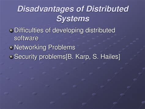 Ppt Summary On Distributed System Concepts And Architectures