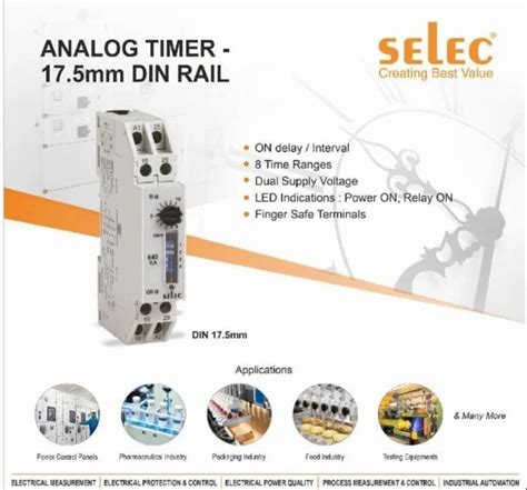 Selec 1 C O Spdt Analog Timer Model Name Number 642 Xa 5a At Rs 640 Piece In Coimbatore