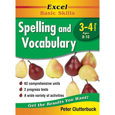 Excel Basic Skills Workbook Spelling And Vocabulary Years 3 4 North Shore Shop