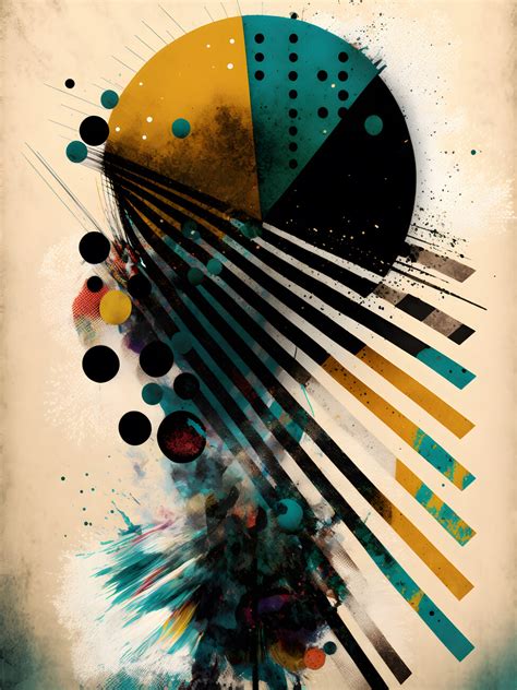 Illustration Artistiques Abstract Geometric Shapes Europosters