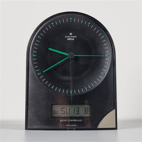 Vintage Postmodern Radio Controlled Clock By Junghans 1980s 251297