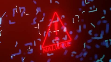 Malware Icon Flashes Red Backgrounds Motion Graphics Ft Technology