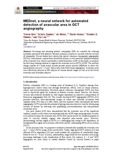 Mednet A Neural Network For Automated Detection Pdf Retina