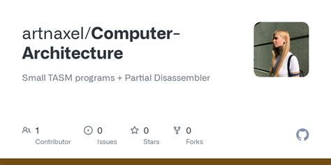 Github Artnaxelcomputer Architecture Small Tasm Programs Partial Disassembler
