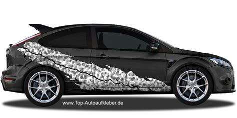 Auto Klebefolie Camouflage Design Set Für Beide Fahrzeugseiten