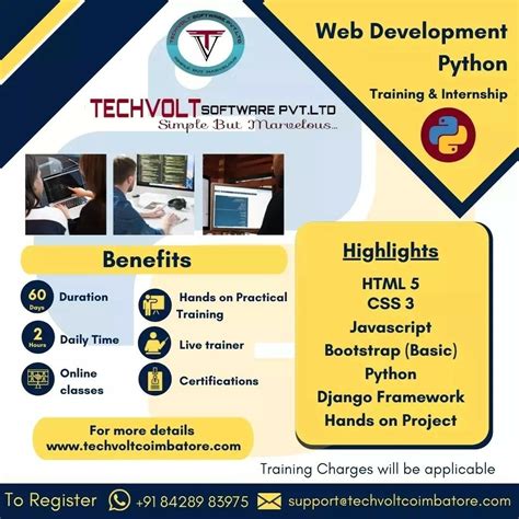 Python Training In Coimbatore Python Internship In Coimbatore On