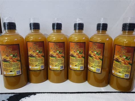 Jus Asam Kunyit Health And Nutrition Health Supplements Health Food