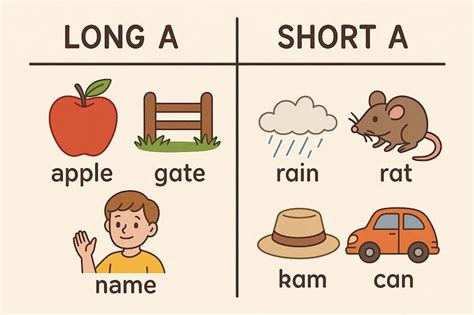 Long A And Short A Master Phonics With Fun And Easy Tips