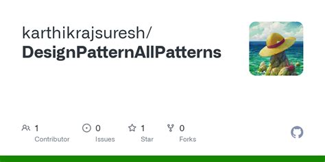 GitHub Karthikrajsuresh DesignPatternAllPatterns