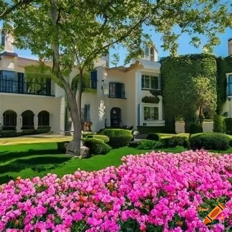 Majestic 3000 Sqft California Mega Mansion With Cherry Blossom Trees