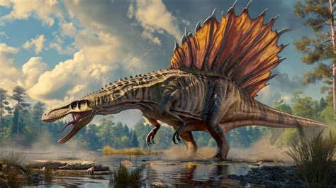 An Imaginative Reconstruction Of A Spinosaurus Taking Into Account