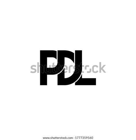 Pdl Letter Original Monogram Logo Design Stock Vector Royalty Free 1777359560