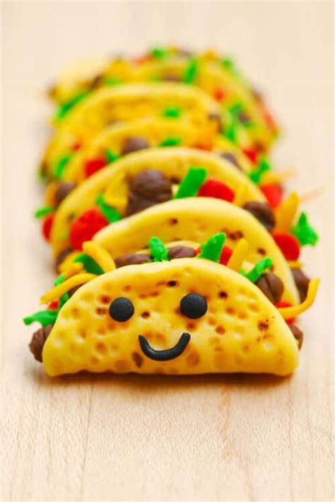 How To Make A Clay Taco Cute Mini Polymer Clay Taco