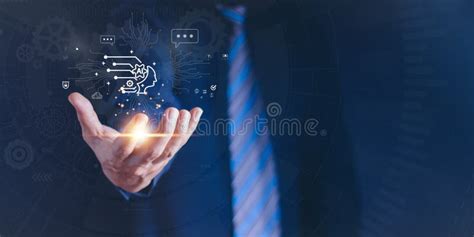 Ai Tech Chat Bot Chat With Ai Virtual Graphic Of A Chatbot On A Tablet With A Command Prompt