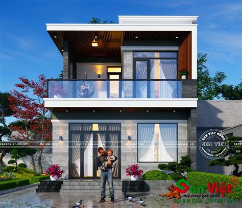 10 Nhà đẹp 2 Tầng Hiện đại được Yêu Thích Nhất