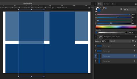 objects with identical settings but showing different opacity… what