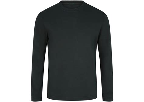 Givenchy Zanone Slim Fit Long Sleeve T Shirt Bottle Green Mens Us