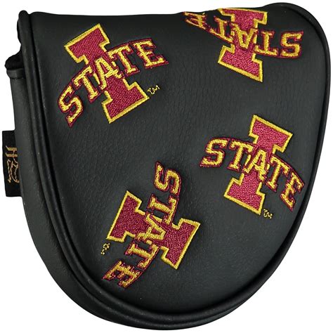 Iowa State Cyclones Black Mallet Putter Cover With Ball Marker