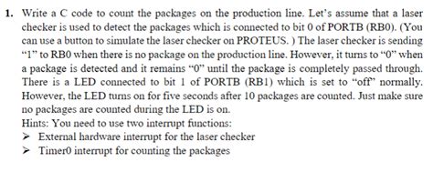 the code will be written in mplab or microc programs