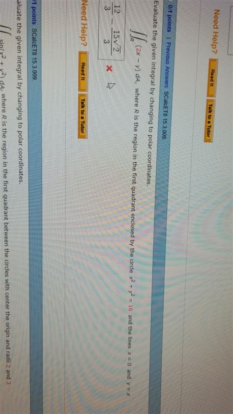 solved need help read it talk to a tutor 0 1 points i
