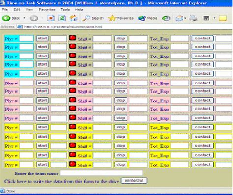 Screenshot Of The Pen Based Data Collection Screen Download