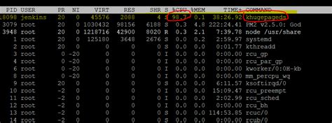 Centos Jenkins High Cpu Usage Khugepageds Stack Overflow