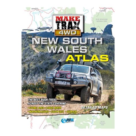 Make Trax 4wd Nsw Off Road Atlas Camping Guide 144 Pages 30x23cm
