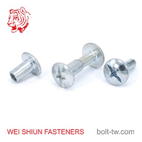 Sex Bolts Barrel Nuts Mating Screws Taiwan Screw Factory