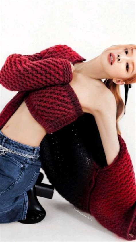 Jennie Blackpink X Rolling Stone Magazine Colored Ver Korean Fashion Fashion Knitted Scarf