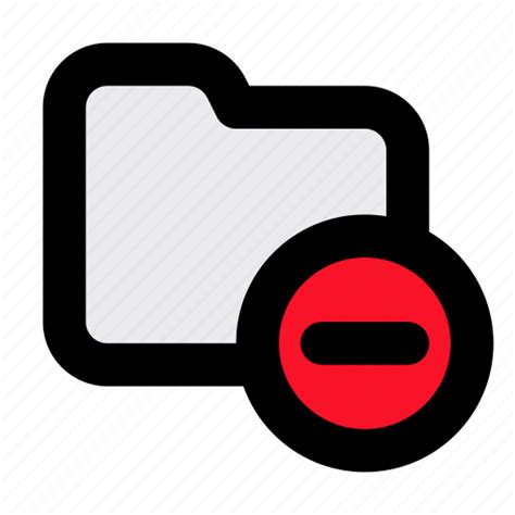 Remove Folder Data Storage File Office Material Icon Download On Iconfinder