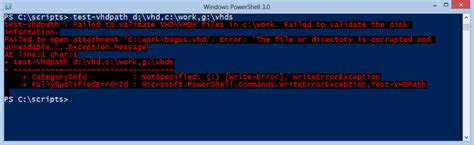 Test Hyper V Vhd Folders With Powershell • The Lonely Administrator