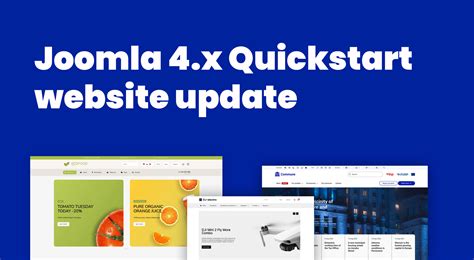 Update Joomla 4 X Quickstart Websites JSON Layouts