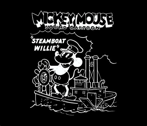 Mickey Steamboat Willie Png Steamboat Willie Png Svg For Cricut