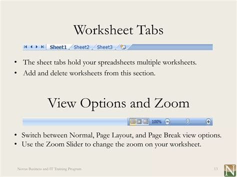 Excel Lesson 1 Excel Basics Pptx
