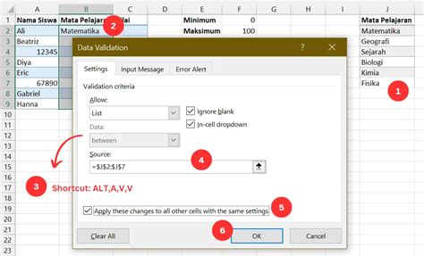 Cara Membuat Data Validation Di Excel Excelandor