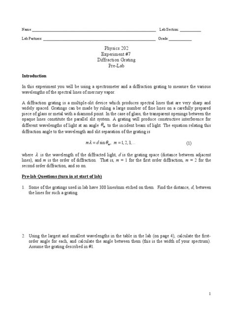 Pdf 7 Diffraction Grating 2010 Dokumen Tips