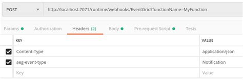 Locally Debugging An Event Grid Triggered Azure Function With Postman