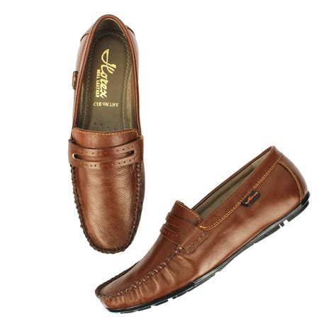 Tan Loafers For Men In Pure Leather Online Shopping Horex®