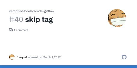 Skip Tag Issue 40 Vector Of Bool Vscode Gitflow GitHub