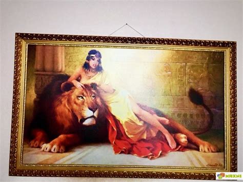 Картина девушка со львом египет 50 фото