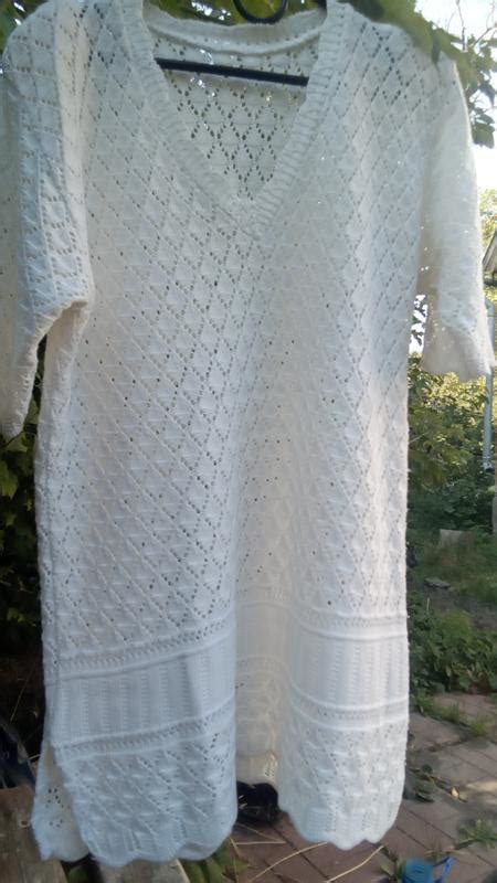 Кофта вязана крючком біла — ціна 199 грн у каталозі Пуловери Купити