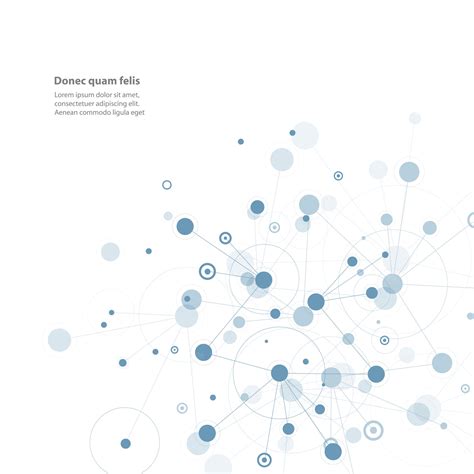 연결 과학 분자 배경 프리미엄 벡터